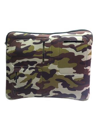 China Top-selling Fashionable Neoprene Camouflage color Laptop bag with pockets Durable Computer case Tablet bag for sale