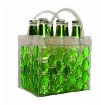 China Hot-selling High quality PVC Wine bottle bag Beer bottle bag Bottle holder Beer cooler bag for sale