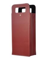 China Hot-selling High quality PU Wine bottle bag Beer bottle bag Leather Wine Bottle holder for sale