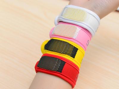 China Fashionable Mosquito repellent wrist belt,Neoprene wrist strap for Mosquito repellent for sale