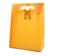 China Hot-selling Fashionable Paper bag Gift bag Orange Paper bag Gift pouch for sale