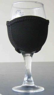 China Hot-selling High quality Neoprene wine glass sleeve  glass cup holder for sale