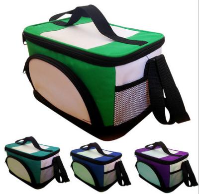 China Hot-selling high quality Cooler bag Ice bag Picnic bag in Green and white for sale