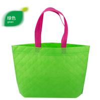 China Hot-selling Fancy Popular Foldable Non woven bag Shopping bag with Lattice emboss for sale
