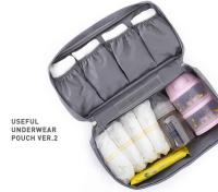 China Hot-selling Foldable Underwear pouch Underwear bag Underwear case with inside pouch for sale