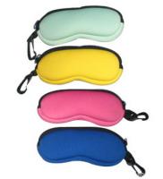 China Hop-selling Eyewear Case Sunglasses bag Neoprene Eyeglasses pouch with hook for sale
