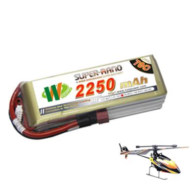 China Rechargeable RC Li Po Battery 11.1V 2200mAh 3S1P 35C - 70C Lightweight for sale