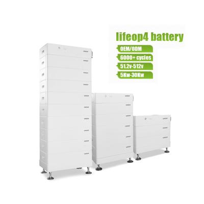 China OEM Household Ion Battery 10kwh 15kwh 300ah Battery Energy Storage Battery 6000 Cycle for sale