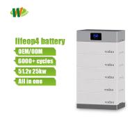 China Stackable 5kwh 10kwh 25kwh Lifepo4 Solar Lithium Battery Energy Storage Systems 220v for sale