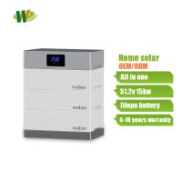 China 15KWh Lifepo4 Lithium Solar Energy Storage Battery System With Inverter 5KW for sale