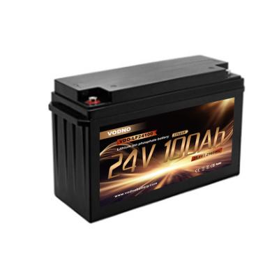 China Solar Energy Storage Battery Pack Lithium Ion 24V 100Ah 120Ah 150Ah 200Ah 300Ah for sale