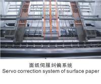 China ZGFMS1900 Flute Lamination Machine 160m/min Speed 1900x1900mm Working Size with Flip Flop Stacker for sale