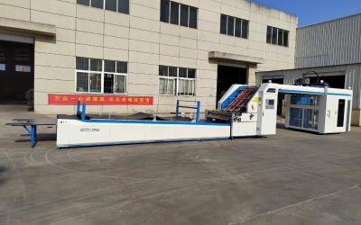 China Innovo ZGFM Series Automatic High Speed Flute Laminator Machine 150m/min for 300gsm-10mm Corrugated Board for sale