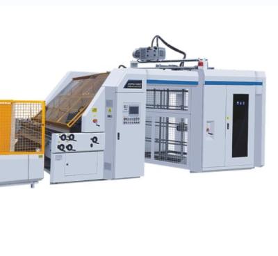 China ZGFM Series Automatic Flute Laminator Machine 160m/min Speed for 150-800gsm Paper Board for sale