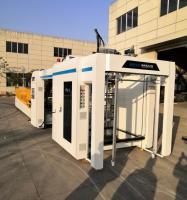 China Automatic Flute Laminator 2200mm High Speed Cardboard Corrugated Paperboard Glue Lamination Machine 200m/min for sale