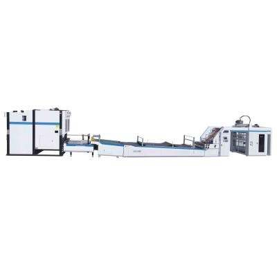 China 1500mm Intelligent High Speed Automatic Cardboard Laminating Machine with Turner Stacker - 160m/min Speed, ±0.8mm Accuracy for sale