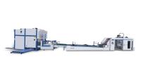 China Automatic High Speed Flute Laminator Corrugated Cardboard And Flip Flop Stacker Line for sale