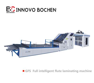 China Full Intelligent Automatic High Speed Flute Laminating Machine 360x380mm 180m/min for sale