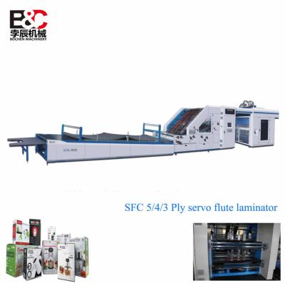 China SFC1500 Automatic Corrugation to Corrugation Sheet 5ply Flute Laminating Machine 160m/min for sale