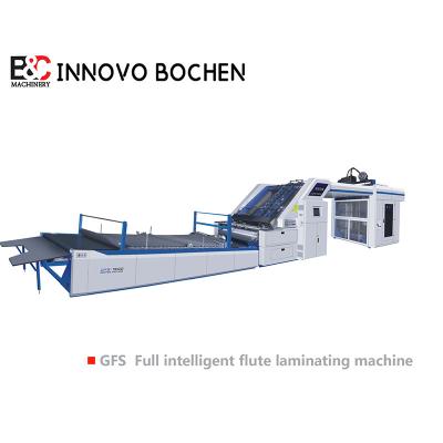 China Automatic GFS Series High Speed Corrugated Flute Lamination Overlap Laminator Machine 160m/min for sale