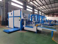 China Automatic Corrugated Paper Flip Flop Pallet Stacker Machine 1500x1500mm 12000pcs/hour for Laminating Systems for sale
