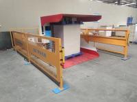 China Automatic Stacker Pile Pallet Turner Machine 1300mm 1000kg Dust Removing Air Aligning for sale