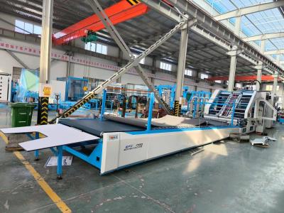 China High Speed Sheet to Sheet Laminating Machine 150m/min Servo Control Automatic Correction for Corrugated Paper for sale