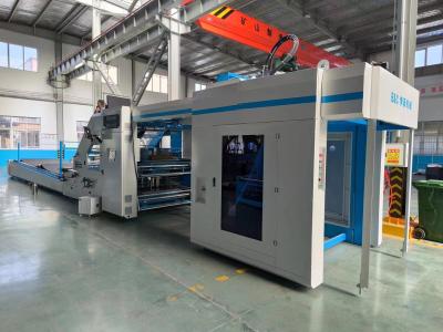 China Sheet to Sheet Laminating Machine 160m/min Servo Control Automatic Correction Corrugated Paper for sale