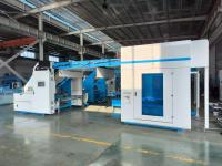 China Curved Corrugated Board High Speed Flute Laminator 180m/min Servo Control Overlap Feeding for sale
