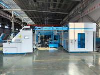 China Overlap Feeding Servo Control High Speed Flute Laminator 180m/min for Curved Corrugated Board for sale