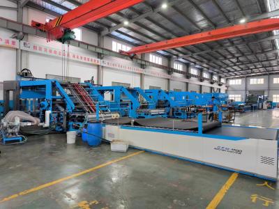China Precise 5 Ply Sheet to Sheet Laminating Machine 150m/min for Corrugated Paper with Automatic Correction for sale