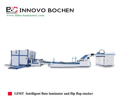 China GFHT 1500mm High Speed Cardboard Laminating Machine 200m/min 22KW with Automatic Correction for sale