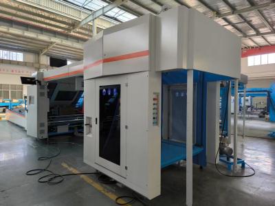 China Large Stainless Steel Anilox Roller High Speed Flute Laminator Machine GFS1500 for Corrugated Lamination 160mm Diameter 180m/min for sale