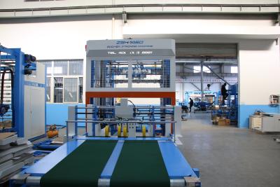 China Automatic 12000pcs/Hour Flip Flop Stacker Machine for Corrugated Cardboard 1500x1500mm for sale