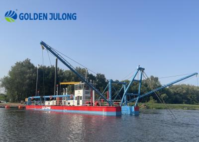 China Cutter Suction Julong Dredger With Suction And Discharge Pipe Of 400 Mm JLCSD400 for sale
