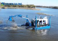 China JLAME200 Amphibious Dredger With Crawler for sale