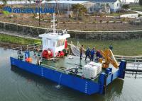 China JULONG JLWB400 Work Boat With Hydraulic Deck Crane For Dredger for sale