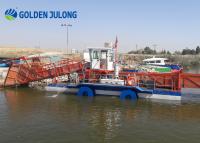 China JULONG Aquatic Water Weed Harvester For River Water Surface Cleaning for sale