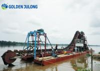 China Durable Performance Chain Ladder Dredger 60 Bucket Gold Mining Dredger For Hard Materials for sale