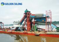 China Gold Diamond Bucket Dredger For Mining Dredger In The River Lake Sea for sale