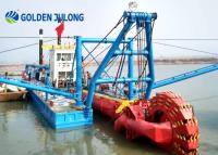 China Canal Dredging Equipment Bucket Wheel Dredger Hydraulic For Clay Mud Dredging 500 M3/H for sale