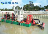 China Hydraulic Auger Head Suction Self Propelled Dredge For Shallow Dredging for sale