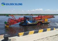 China Floating Trash Skimmer Boat with Storage Tank Driven by Hydraulic Motor for sale