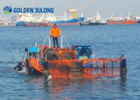 China Floating Salvage Collection Trash Skimmer Vessel With Automatically Unloaded for sale