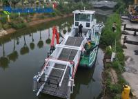 China Water Surface Cleaning Boat Trash Skimmer Boat For Sale Good Continuity for sale