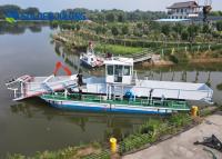 China High Efficiency Water Surface Cleaning Vessel Trash Skimmer Boat 0.5 m Draft with Customized Service for sale