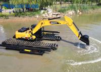 China Customized Amphibious Excavator With Easy Operation And Comfort Handling Floating Excavator For Sale for sale