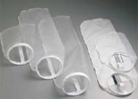 China 25 Micron Liquid Filter Bags Polyester Felt Polypropylene Ring for sale