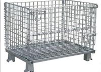 China 4.0mm Metal Mesh Storage Cages Warehouse Supermarket Tool For Industrial Rack for sale