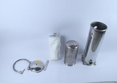 China Big 1 Micron 20 Micron Ss Bag Filter For Syrup / Milk / Beer Filtration for sale